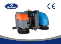 China Dycon D7 Mini Ride-On Two Batteries Floor Scrubber Dryer Machine With Single Brush for sale
