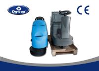 China Commercial Battery Powered Floor Scrubber With Adjustable Handle Design for sale