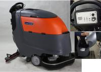 China Double Brushes Industrial Floor Cleaning Machines With Collision Wheels for sale