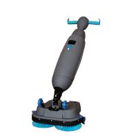 China Walk Behind Mini Commercial Floor Scrubber Dryer Machine Lithium Battery Power for sale