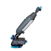 China Walk Behind Mini Commercial Floor Scrubber Dryer Machine Lithium Battery Power for sale