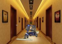 China Blue BS3900 Driving Type Electric Floor Sweeper With Basket Wet  / Dry Function for sale