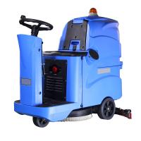 China D7 Compact Ride On Floor Scrubber Dryer With Large Water Tank And Long Battery Life for sale