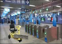 China Smooth Ground Ride On Floor Cleaning Machine In Metro Stations for sale