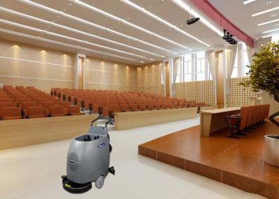 China Plug Hand Push Type Mini Compact Floor Scrubber Warehouse Floor Cleaning Machine For Smaller Area for sale