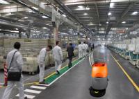 China Clothing Workshop Use Walk Behind Floor Sweeper Rechargeable And 24V Power for sale
