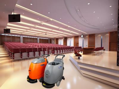 China Compact Minimal Commercial Floor Cleaning Machines With Long Electric Wire for sale
