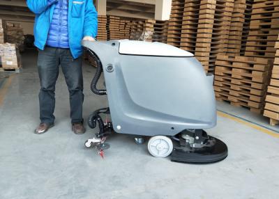 China Semi-automatic Battery Powered Floor Scrubber In 18 Inch And 20 Inch Brush for sale