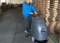 China Plastic Walk Behind Floor Scrubber With Electric Cable For Can Factory for sale