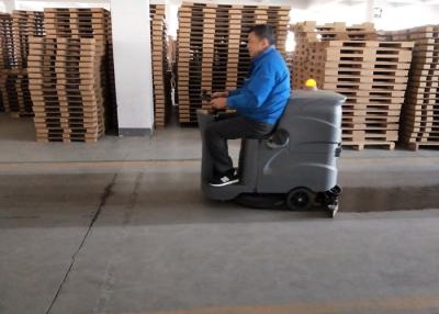 China Small Recharged Ride On Compact Floor Scrubber Machine For Medium Area Cleaning for sale