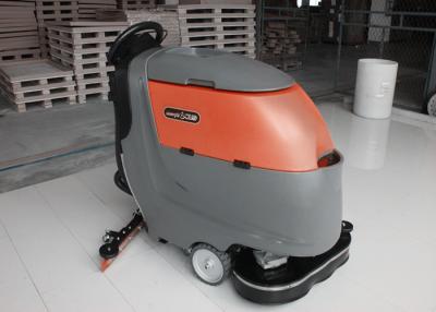 China One Key Control Industrial Floor Scrubbing Machines With 2x 13Inch Brush for sale