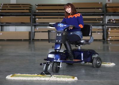 China Industrial Tool Three Wheel Dust Cart Scooter Driving Type With 600mm / 900MM Mopping for sale