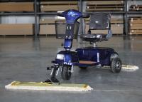 China BS3900 Plastic Floor Cleaning Dust Cart Scooter Handle Speed Control for sale