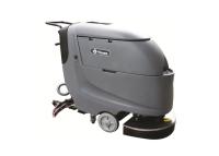 China Semi Automatic Wireless Light Battery Powered Floor Scrubber Thin Handle for sale