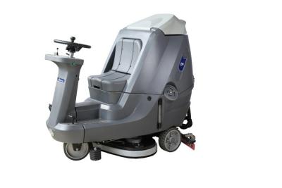 China Efficiency Battery Powered Riding Floor Scrubber Machine Energy Saving 24V for sale