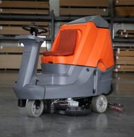 China 180L Professional Ride On Floor Sweeper Floor Cleaning Machine For Big Area for sale
