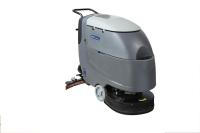 China CE Grey Battery Operated Walk Behind Floor Cleaner With  Rubber for sale