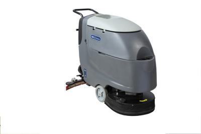 China CE Grey Battery Operated Walk Behind Floor Cleaner With  Rubber for sale