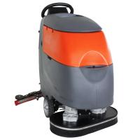 China Walk Behind Two Brushes Commercial Hard Floor Cleaner Machine High Efficiency for sale