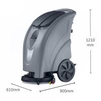 China Small Places Battery Powered Walk Behind Floor Scrubber High Efficiency for sale