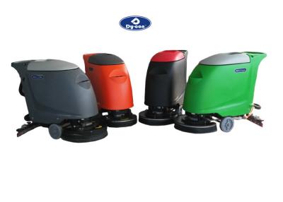 China Double Bearing Wheel Walk Behind Scrubber , Floor Care Equipment PVC Material for sale