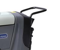 China Dycon Small Electric Floor Scrubber Walk Behind Sweeper Scrubber With Big Mouth Recovery Tank for sale