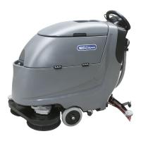 China FS213 Double Brush Disc Floor Scrubber Dryer Machine , Walk Behind Floor Cleaner for sale