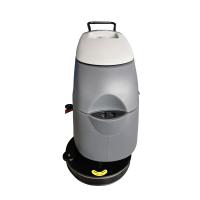 China 18 Inch Commercial Walk Behind Floor Scrubbers Dycon Grey Color Huge Tank Lower Cleaning Expenses for sale