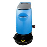 China High Speed 200rpm Walk Behind Scrubber With Quick Squeegee Assembly Transparent Tank Cover 500W Brush Motor for sale