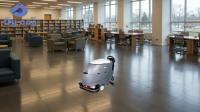 China Battery-Operated Dual Brush Floor Scrubber For Libraries for sale