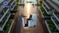 China Small High Mobility Ride On Floor Scrubber For Resorts for sale