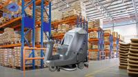China Large Long Range Ride On Floor Scrubber For Warehouse Cleaning for sale