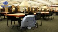 China Quiet Library Floor Scrubber With Brush Assisted Driving System 18in/20in Brush Auto Shutoff Gentle Cleaning for sale