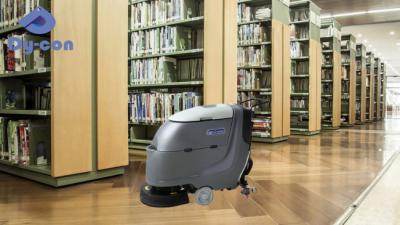 China Quiet Library Floor Scrubber With Brush Assisted Driving System 18in/20in Brush Auto Shutoff Gentle Cleaning for sale