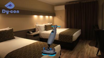 China 5.5L Recovery Tank Hotel Room Floor Scrubber Slim 430mm Fits Tight Bathroom Spaces For Quick Cleaning for sale