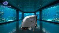 China Aquarium Grade Floor Scrubber 60L Tank For Wet Area Cleaning for sale