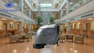 China Slip Proof Floor Scrubber For Nursing Homes 1800m2/H Efficiency for sale