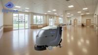 China Slip Proof Floor Scrubber For Nursing Homes 1800m2/H Efficiency for sale