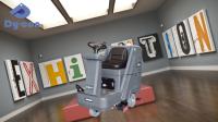 China D8 Pro Ride-On Floor Scrubber Dryer 660mm Cleaning Width 130L Tank for sale