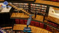 China Cordless Floor Scrubber For Bookstores - 2.5H Quiet Runtime & Streak-Free Floors for sale