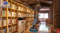 China Cordless Floor Scrubber For Bookstores - 2.5H Quiet Runtime & Streak-Free Floors for sale
