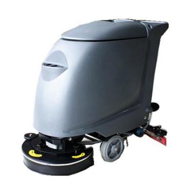 China Hand-Push Floor Scrubber with 40L Solution Tank 45L Recovery Tank and 2000m2/h Efficiency for Marble Floors for sale