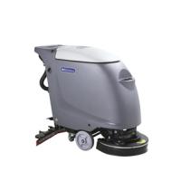 China Hand-Push Floor Scrubber with 40L Solution Tank 45L Recovery Tank and 2000m2/h Efficiency for Marble Floors for sale