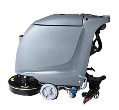 China Walk Behind Floor Scrubber with 3 Hours Runtime PLC Control and Disc Type+Drum Type Brush for Hard Floors for sale