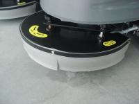 China Hand Push Battery Powered Floor Scrubber with 2000m2/h Efficiency 40L Solution Tank and 45L Recovery Tank for Hard Floors for sale