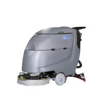 China Electric Hand-Push Floor Scrubber with Medium Hardness Brush and Disc Type+Drum Type Brush for Cold Water Cleaning for sale