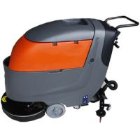 China Hand-Push Floor Scrubber with 55L Solution Tank 60L Recovery Tank and Disc Type+Drum Type Brush for Efficient Hard Floor Cleaning for sale