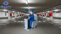 China Fast 3000m²/Hr Parking Lot Scrubber For Pristine Mall Garages for sale