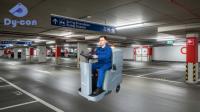 China Fast 3000m²/Hr Parking Lot Scrubber For Pristine Mall Garages for sale