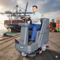 China Ride-On Scrubber For Docks - Cleans 25,000 Sq Ft/H. for sale